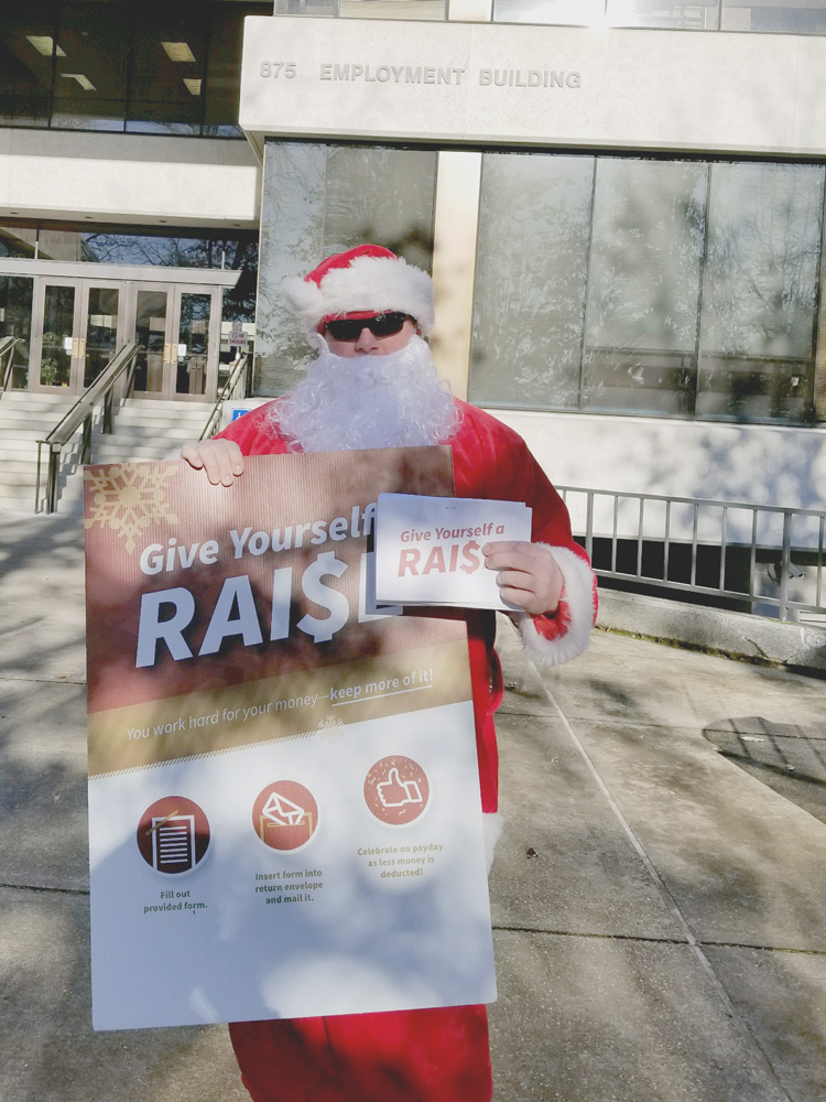Santa brings holiday raises to government workers - Freedom Foundation