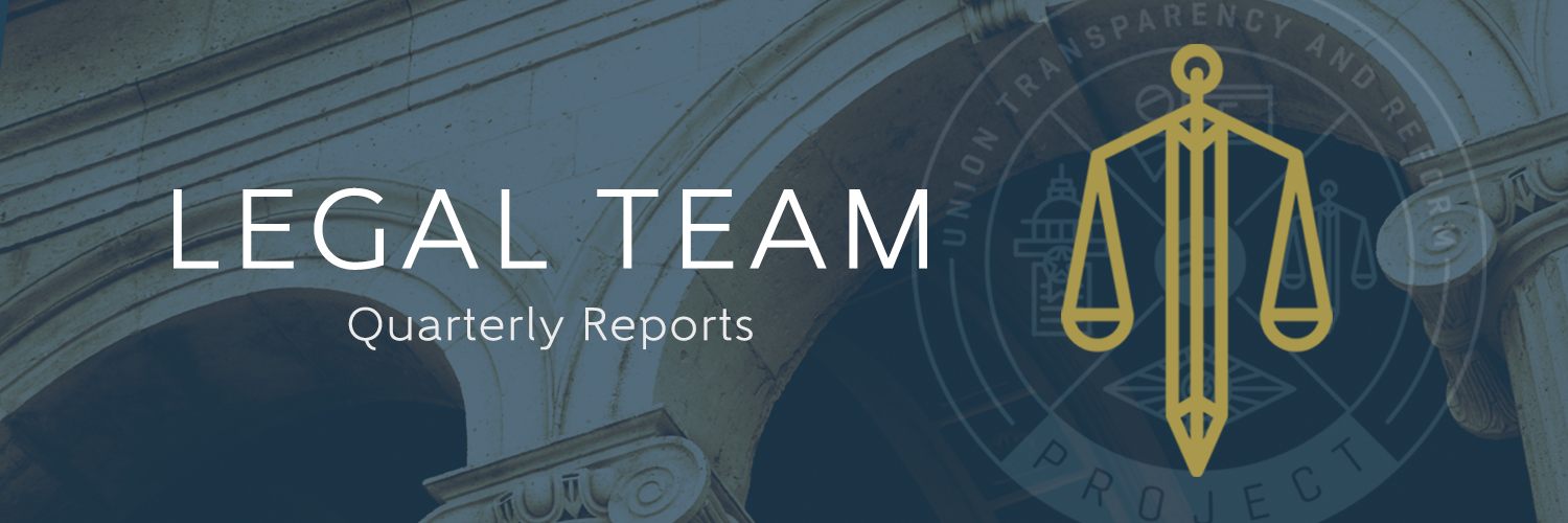 Legal Team Quarterly Report - Freedom Foundation