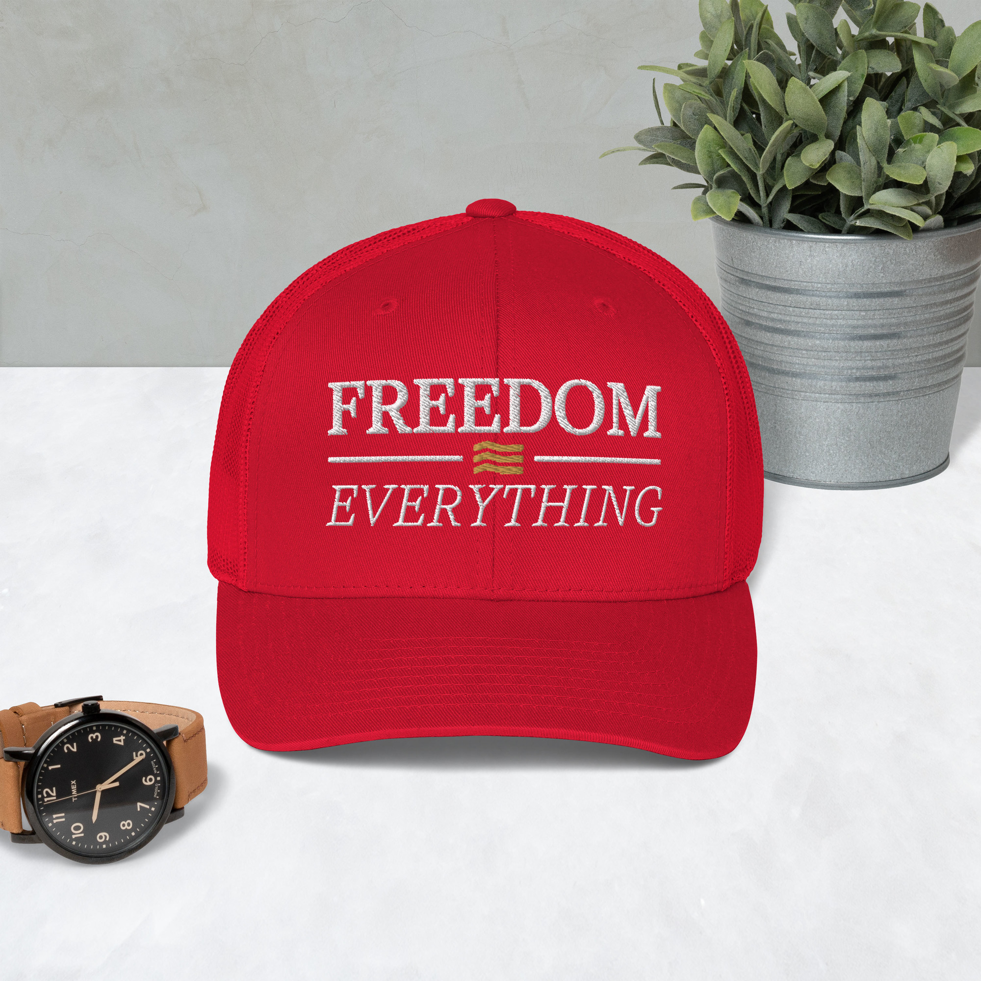 Freedom Over Everything Trucker Cap - Freedom Foundation